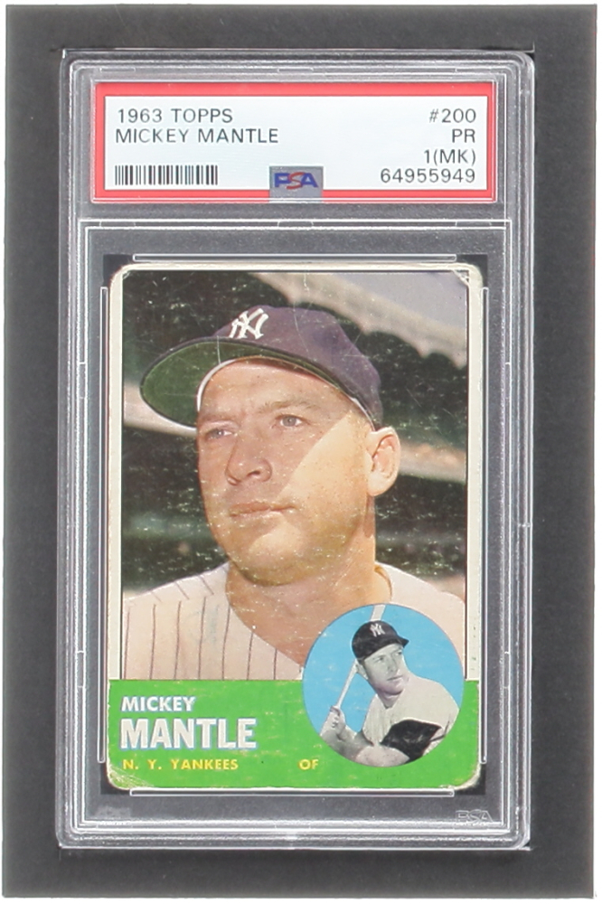 Mickey Mantle 1963 Topps #200 (PSA 1) (MK) | Pristine Auction