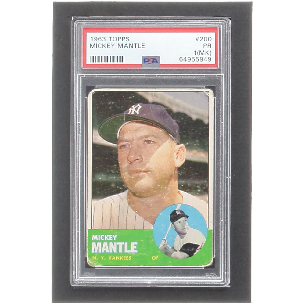 Mickey Mantle 1963 Topps #200 (PSA 1) (MK) | Pristine Auction