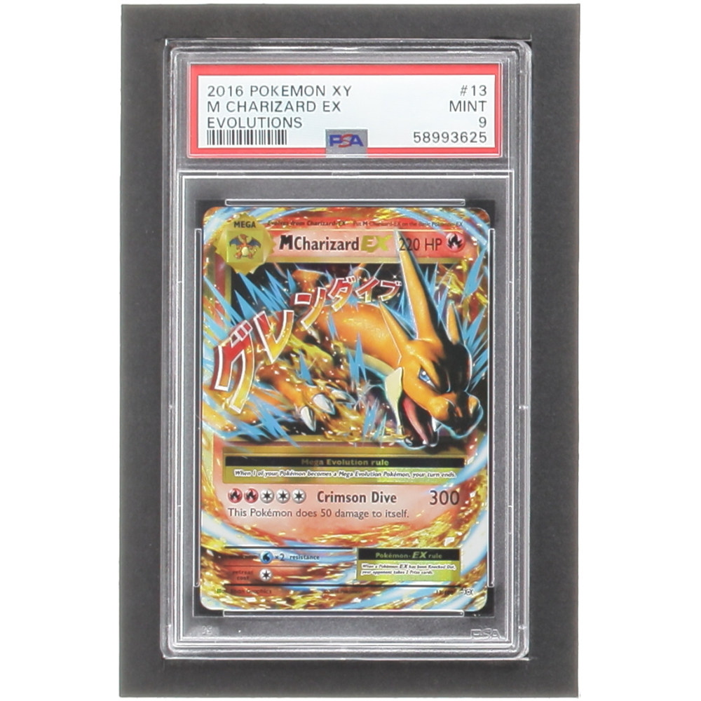 Mega Charizard EX 2016 Pokemon Evolutions #13 (PSA 9) | Pristine Auction