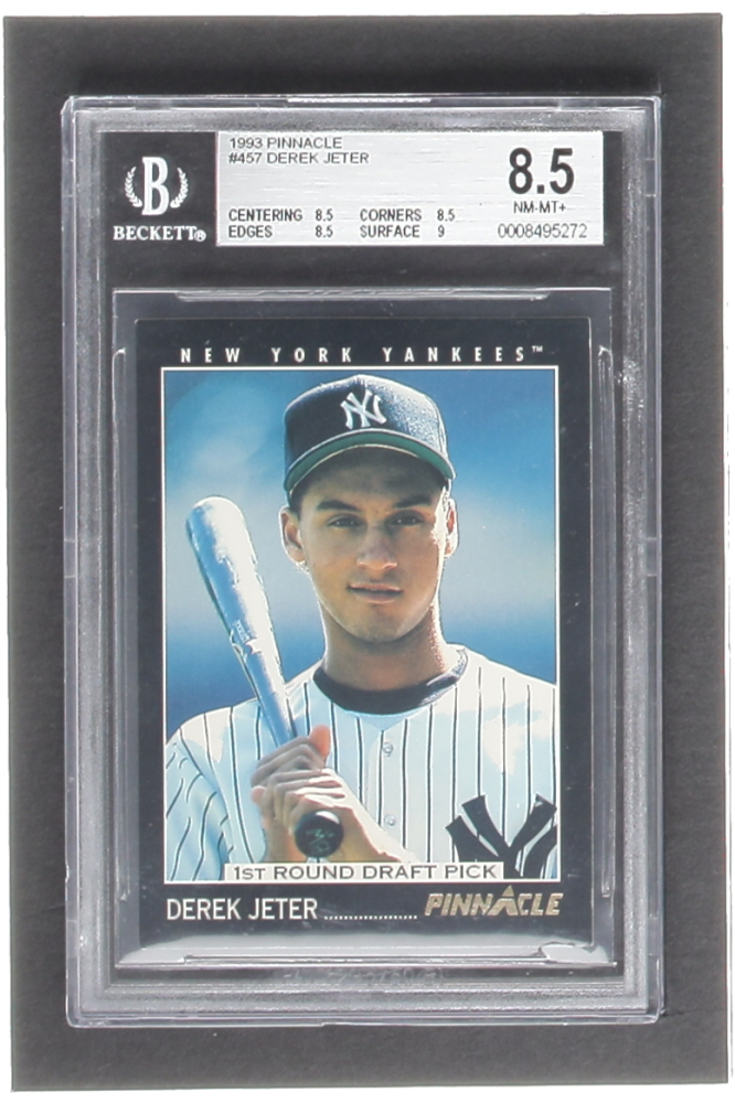 Derek Jeter 1993 Pinnacle #457 RC (BGS 8.5) | Pristine Auction