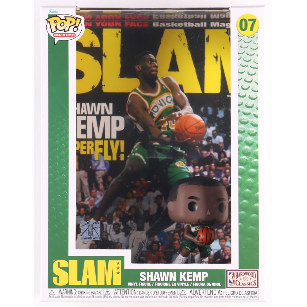 Shawn Kemp Basketball #07 Supersonics Funko Pop! Magazine Cover ...