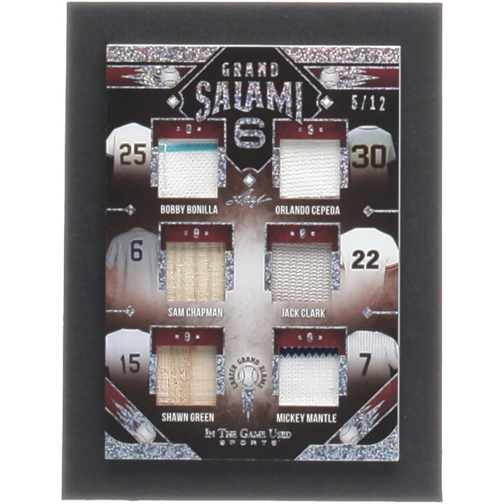 2022 Leaf In The Game Used Sports Grand Salami 6 Silver #1 #5/12 Bobby ...