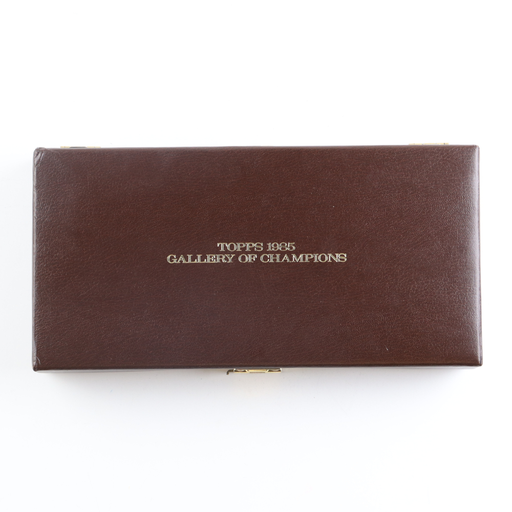 1985 Topps Gallery of Champions Complete Set of (12) Solid Bronze ...