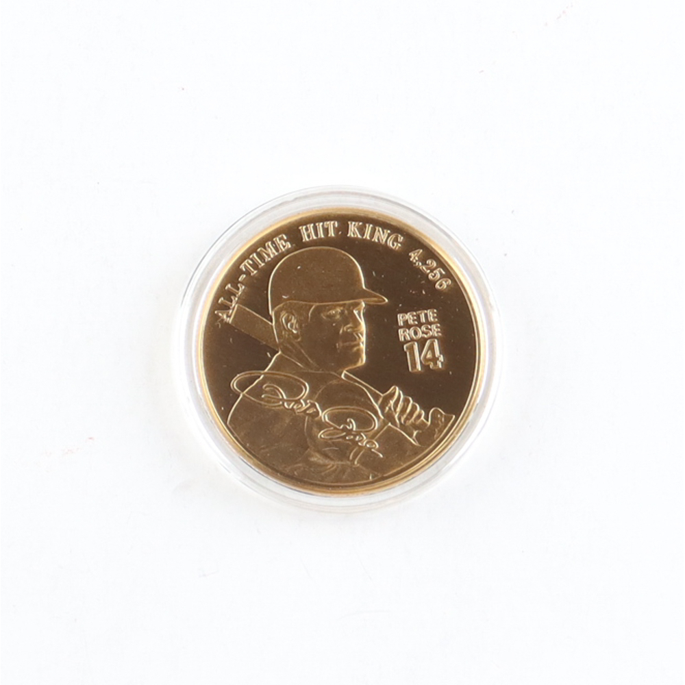 Pete Rose LE Field of Dreams Mint Bronze Coin | Pristine Auction