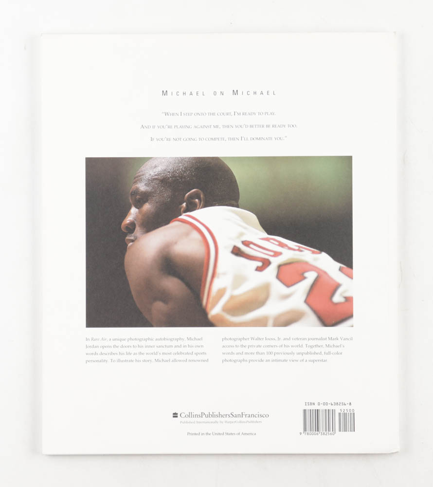 Michael Jordan Signed "Rare Air" Softcover Book Inscribed "Best Wishes ...