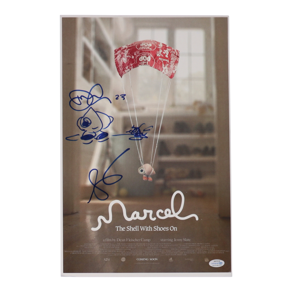 Dean Fleischer Camp & Jenny Slate Signed "Marcel the Shell with Shoes ...