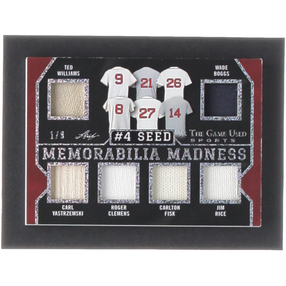 2022 Leaf In The Game Sports Memorabilia Madness Red Sox White Sox #1/9 ...