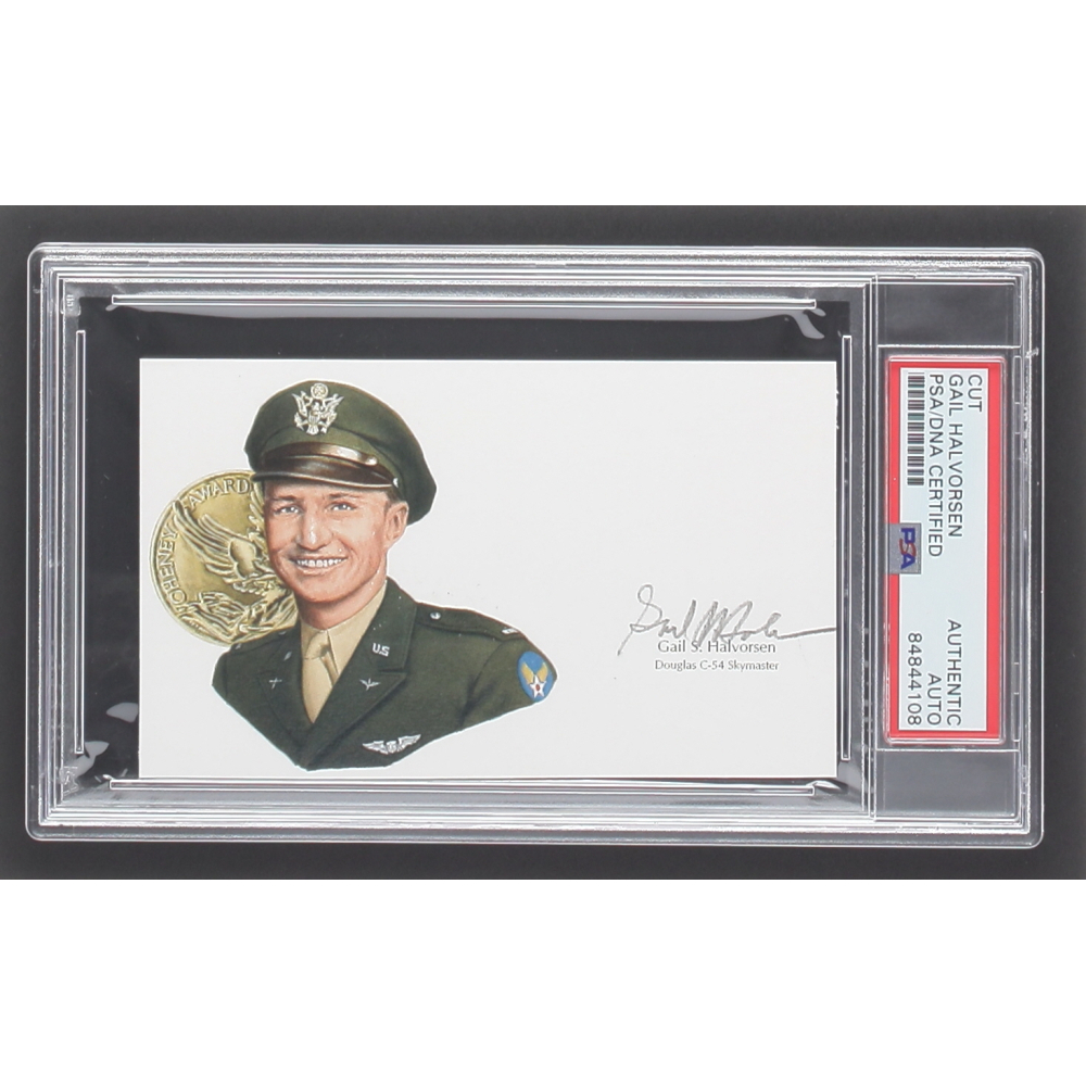 Gail Halvorsen Signed Cut (PSA) | Pristine Auction