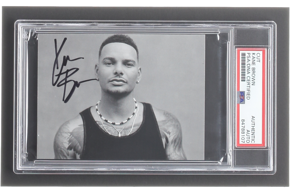Kane Brown Signed Cut (PSA) | Pristine Auction