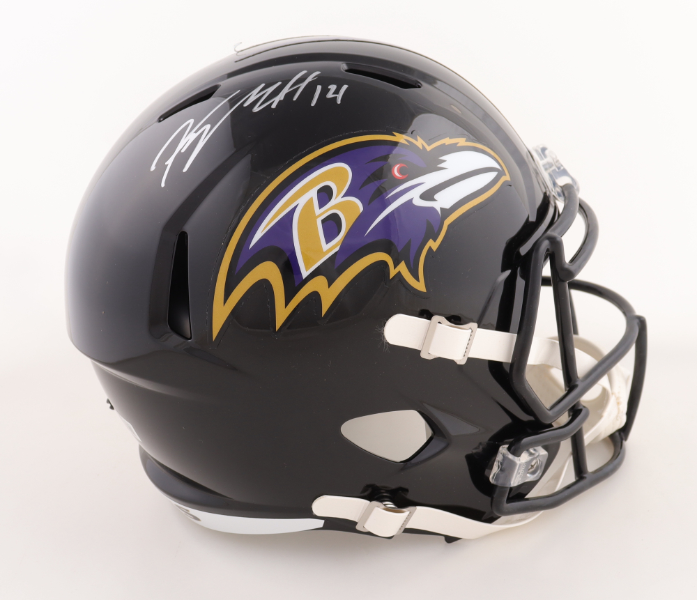 Kyle Hamilton Signed Ravens Full-Size Speed Helmet (Beckett) | Pristine ...
