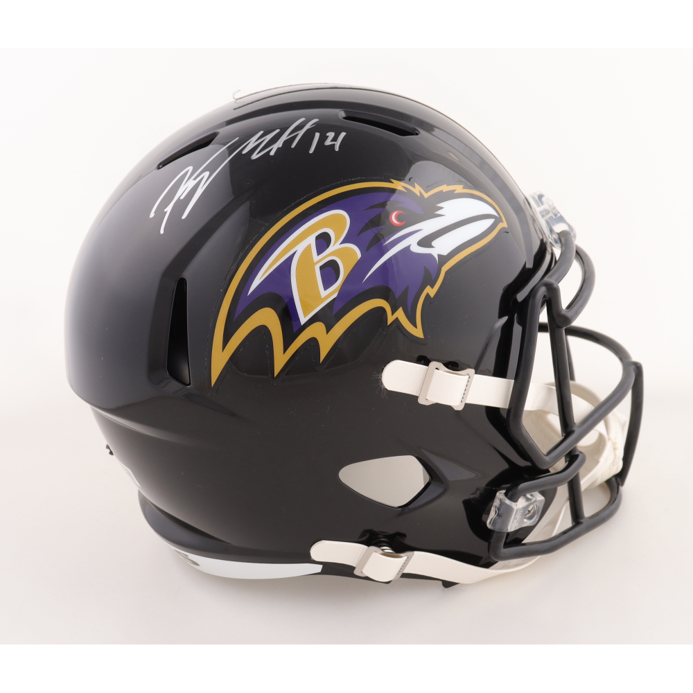 Kyle Hamilton Signed Ravens Full-Size Speed Helmet (Beckett) | Pristine ...