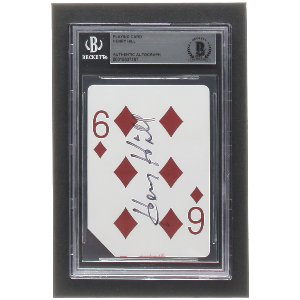 Henry Hill Signed Playing Card (PSA) | Pristine Auction