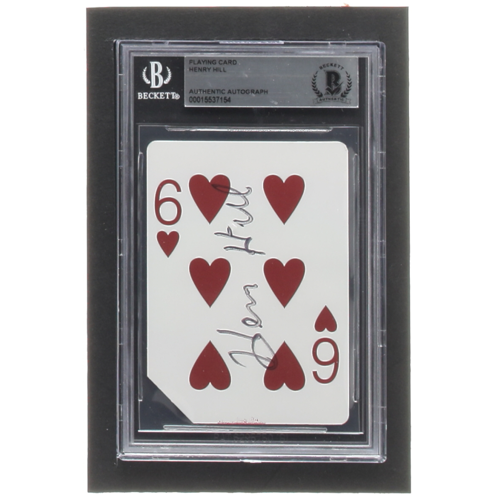 Henry Hill Signed Playing Card (PSA) | Pristine Auction