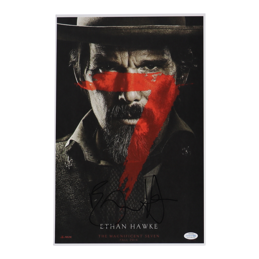 Ethan Hawke Signed "The Magnificent Seven" 11x17 Photo (ACOA ...