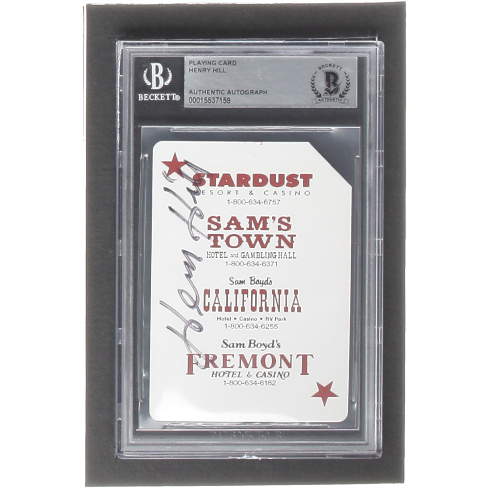 Henry Hill Signed Playing Card (PSA) | Pristine Auction
