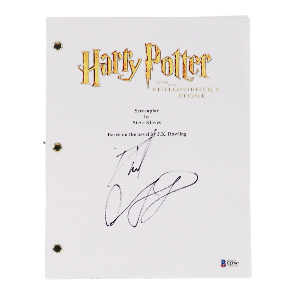 Daniel Radcliffe Signed "Harry Potter and The Philosopher's Stone ...