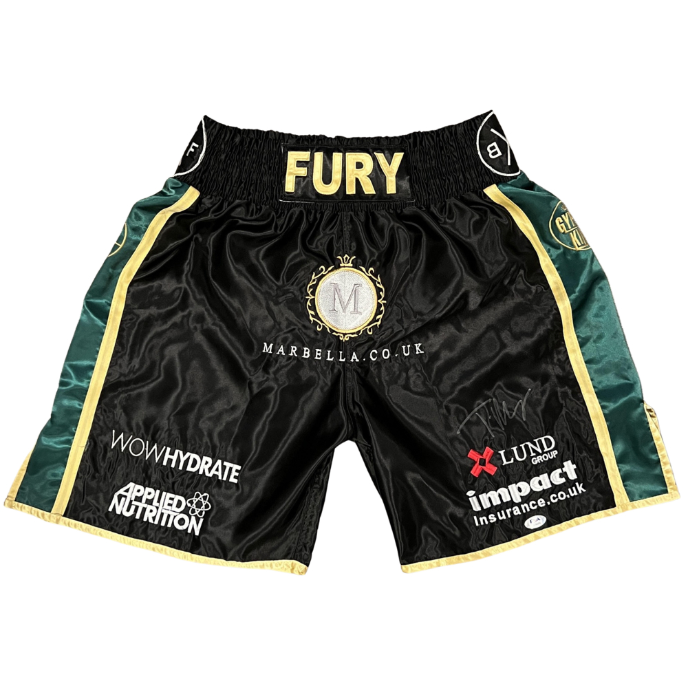 Tyson Fury Signed WBC "Gypsy King" Boxing Trunks (PSA) | Pristine Auction