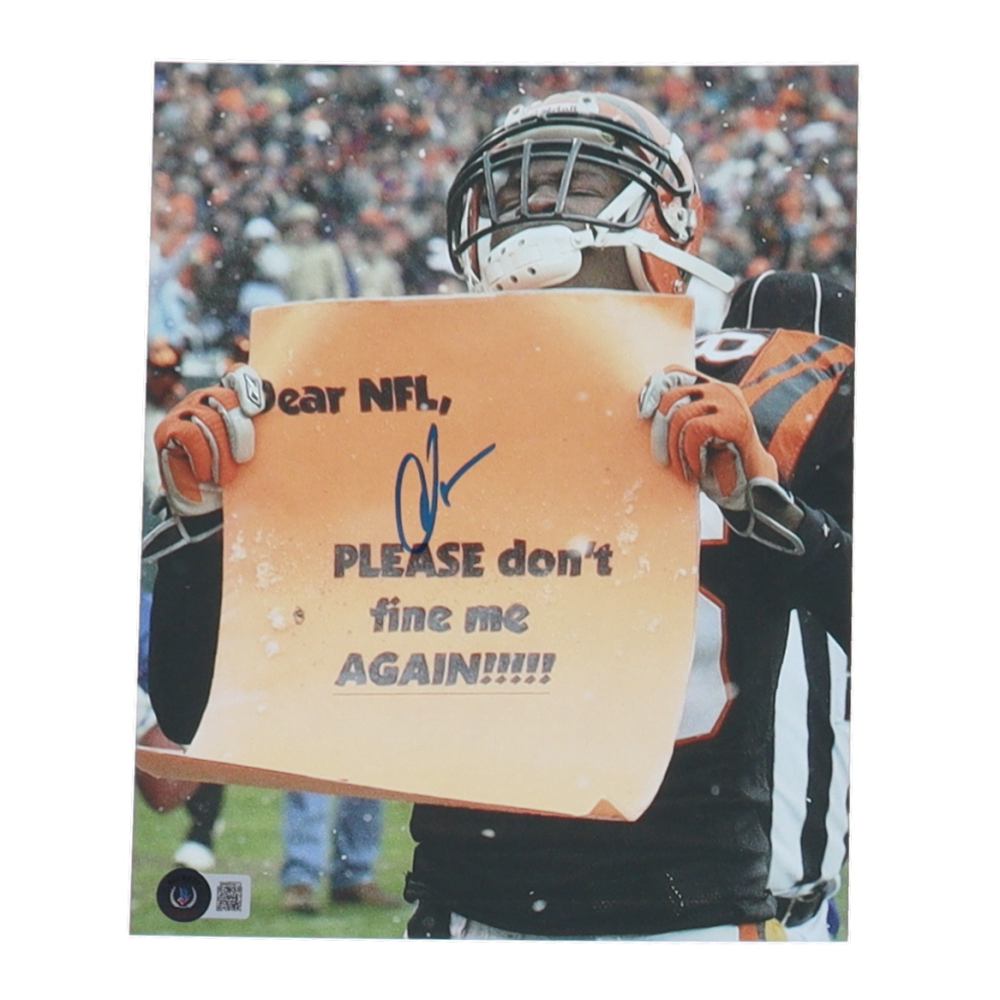 Chad Johnson Signed Bengals 8x10 Photo (Beckett) | Pristine Auction