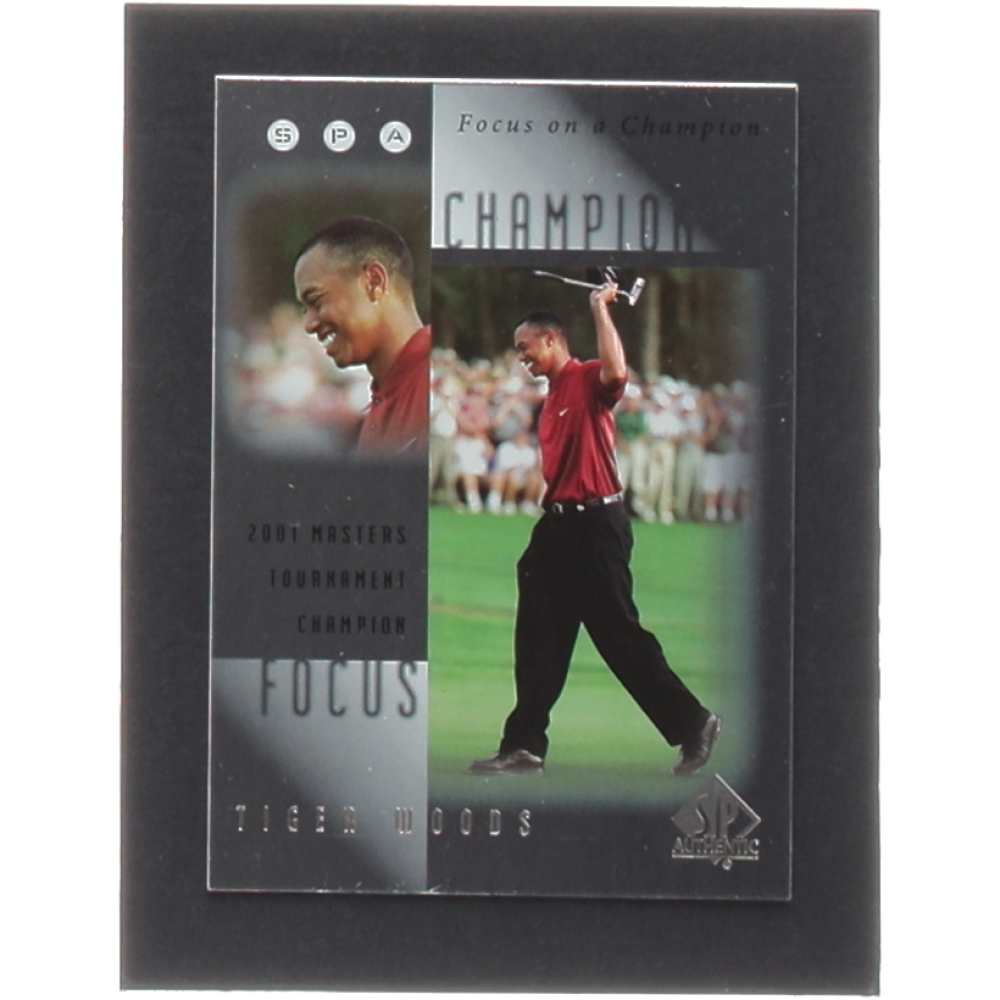 Tiger Woods 2001 SP Authentic Focus on a Champion #FC1 | Pristine Auction