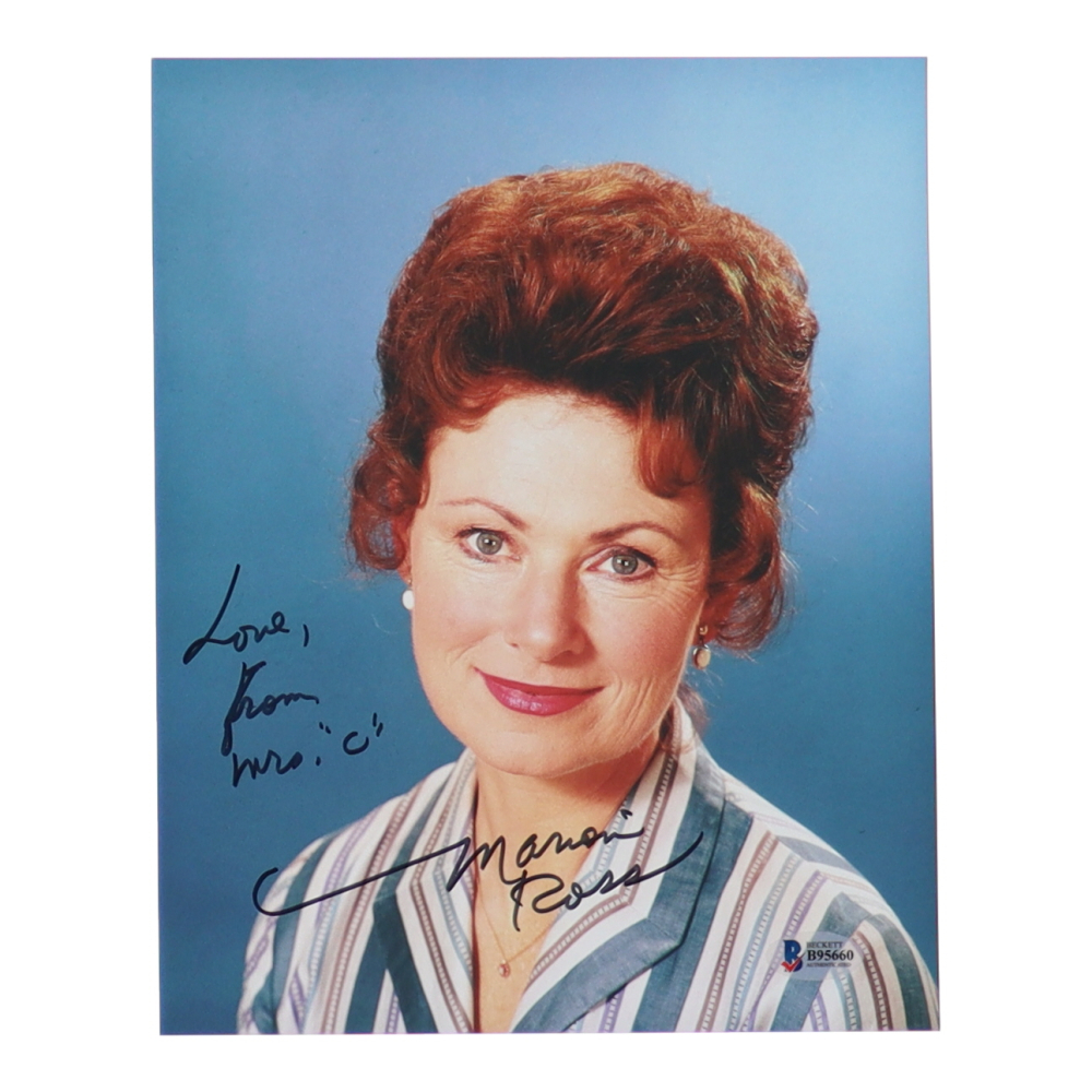 Marion Ross Signed "Happy Days" 8x10 Photo Inscribed "Love, From Mrs ...