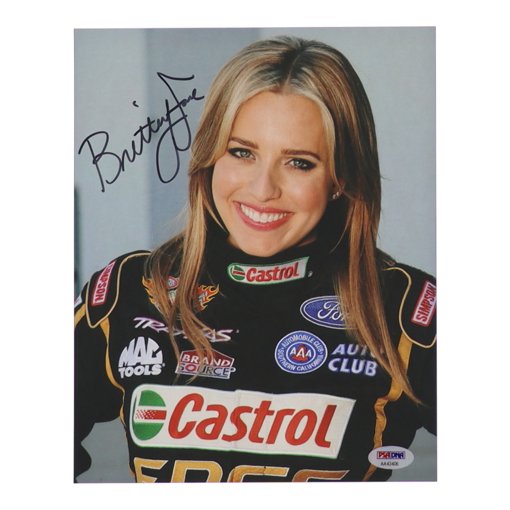 Brittany Force Signed NHRA 8x10 Photo (PSA) | Pristine Auction