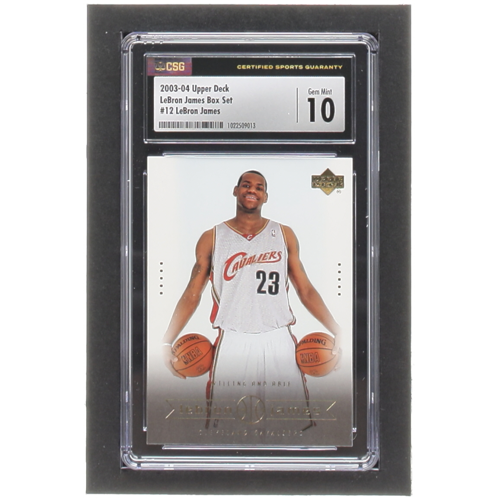 LeBron James 2003 Upper Deck LeBron James Box Set #12 RC /Willing and ...