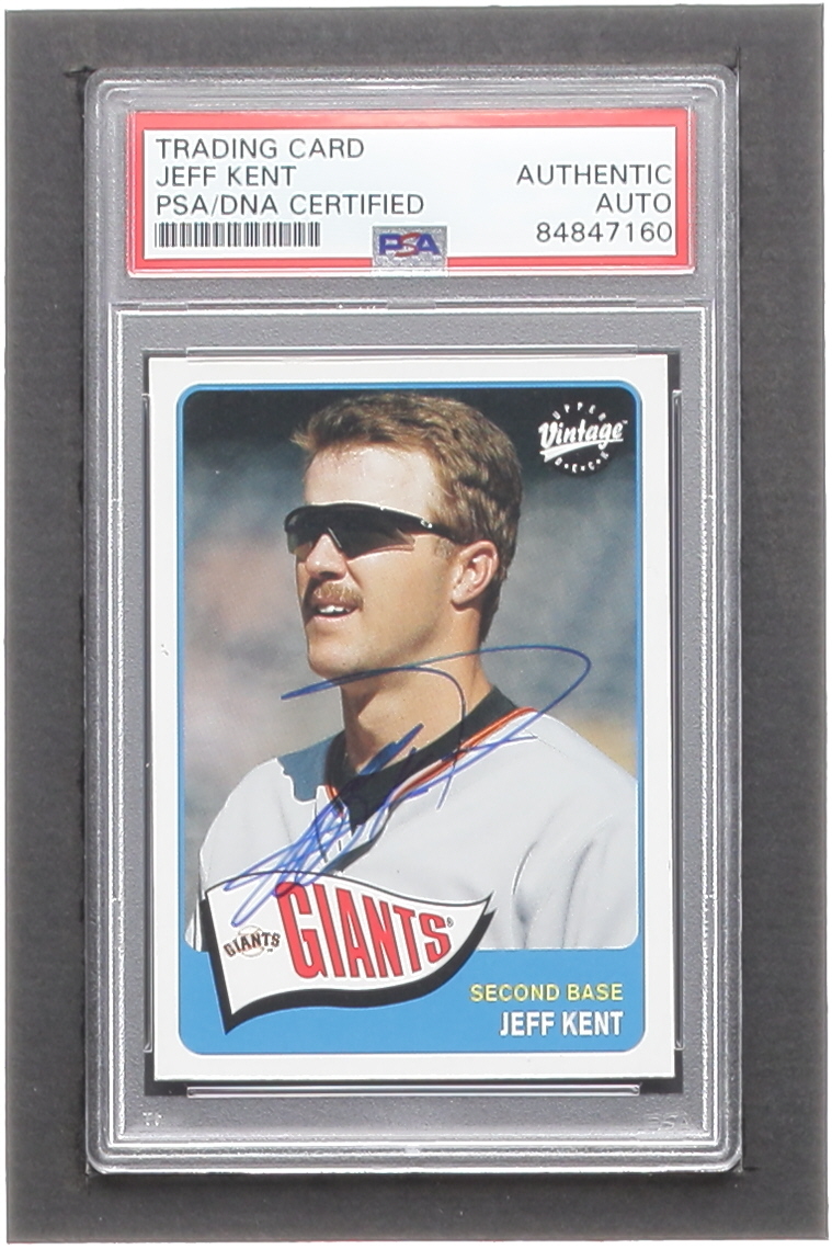 Jeff Kent Signed 2003 Upper Deck Vintage #92 (PSA) | Pristine Auction
