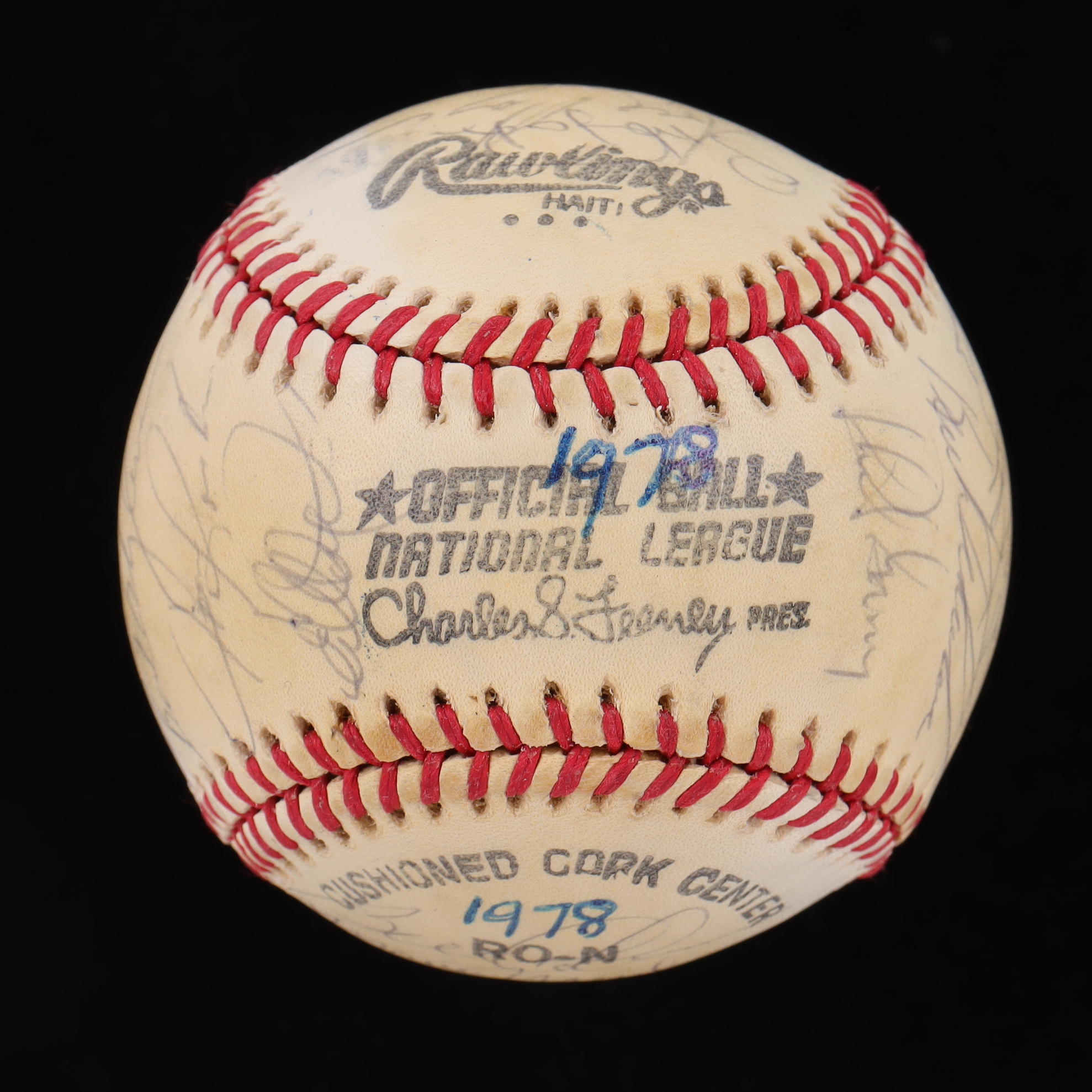1978 Pirates ONL Baseball Signed By (26) with Bert Blyleven, Willie ...
