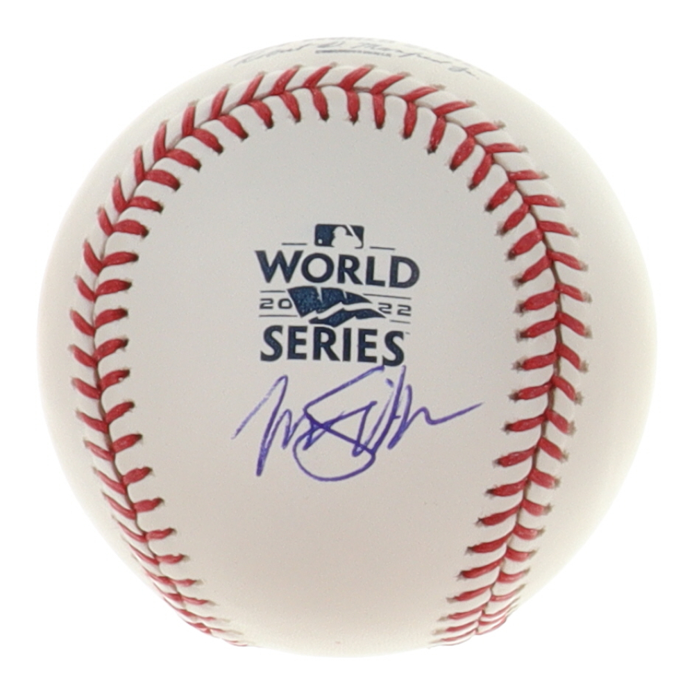 Troy Snitker Signed 2022 World Series Baseball (JSA) | Pristine Auction
