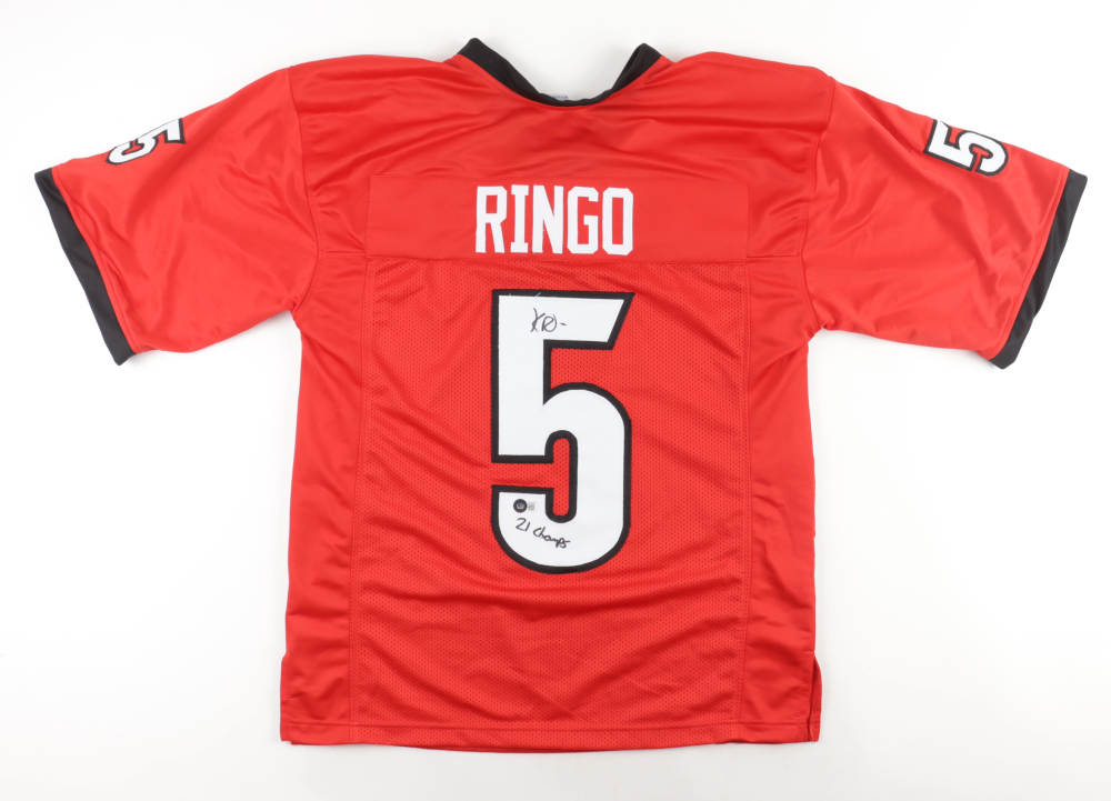 Kelee Ringo Signed Jersey Inscribed "21 Champs" (Beckett) | Pristine ...