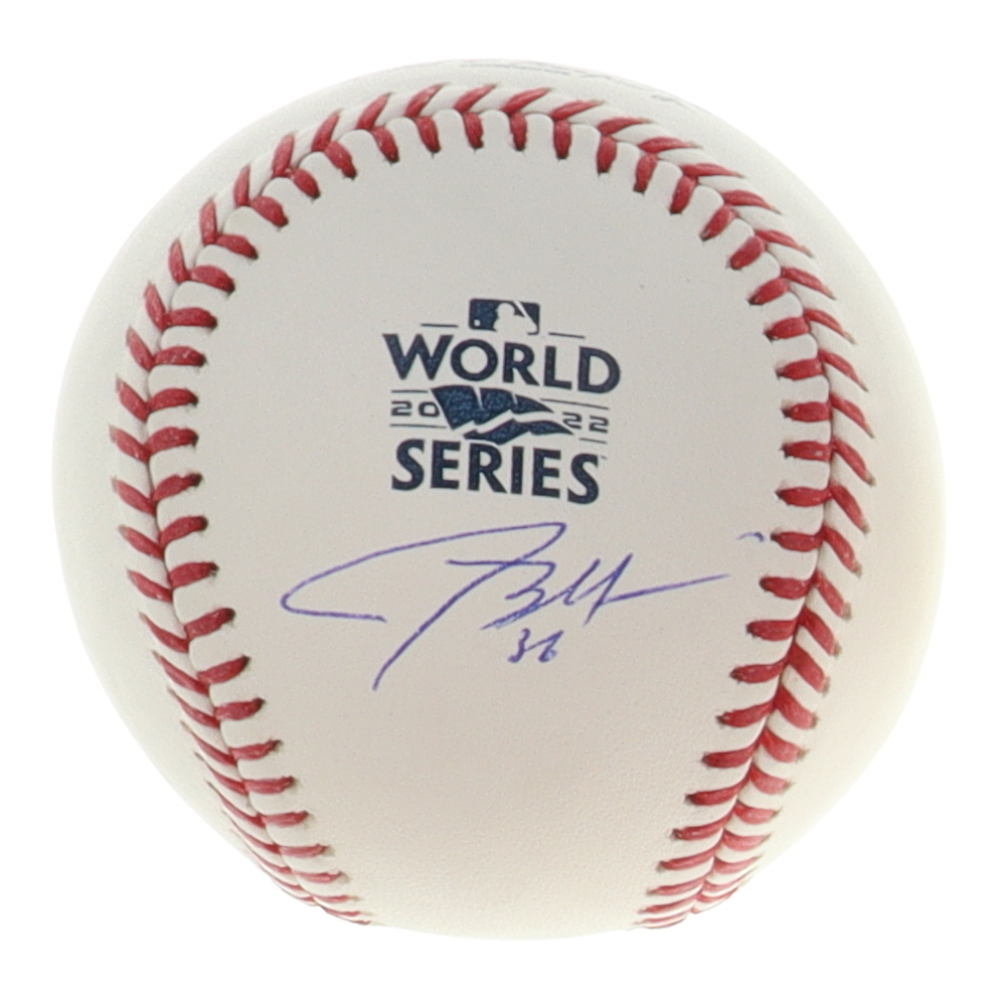 Josh Miller Signed 2022 World Series Baseball (JSA) | Pristine Auction