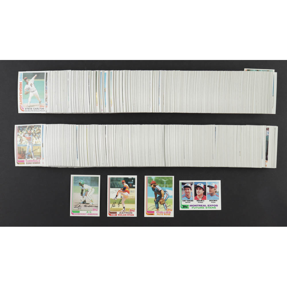 1982 Topps Baseball Factory Set of (792) Cards with Nolan Ryan #90 ...