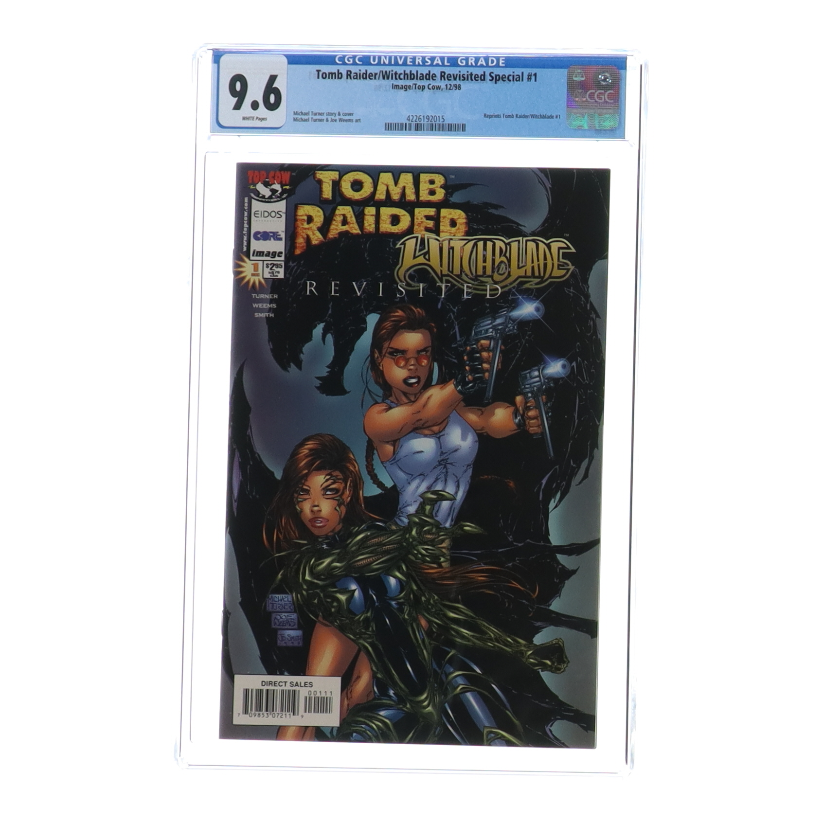 1998 "Tomb Raider / Witchblade Revisted" Issue #1 Image Comic Book (CGC ...