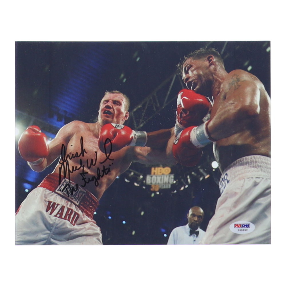 "Irish" Micky Ward Signed 8x10 Photo Inscribed "The Fighter" (PSA ...