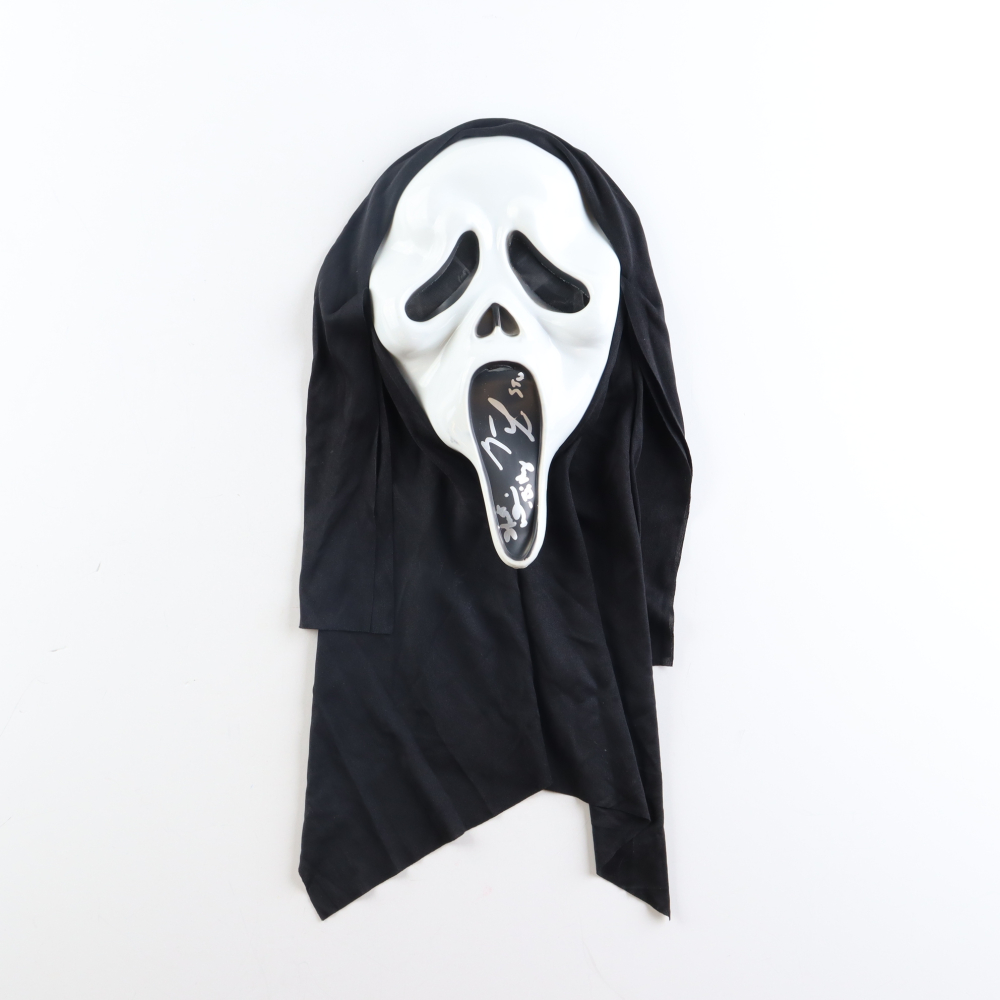 Skeet Ulrich & Matthew Lillard Signed "Scream" Ghostface Mask Inscribed ...