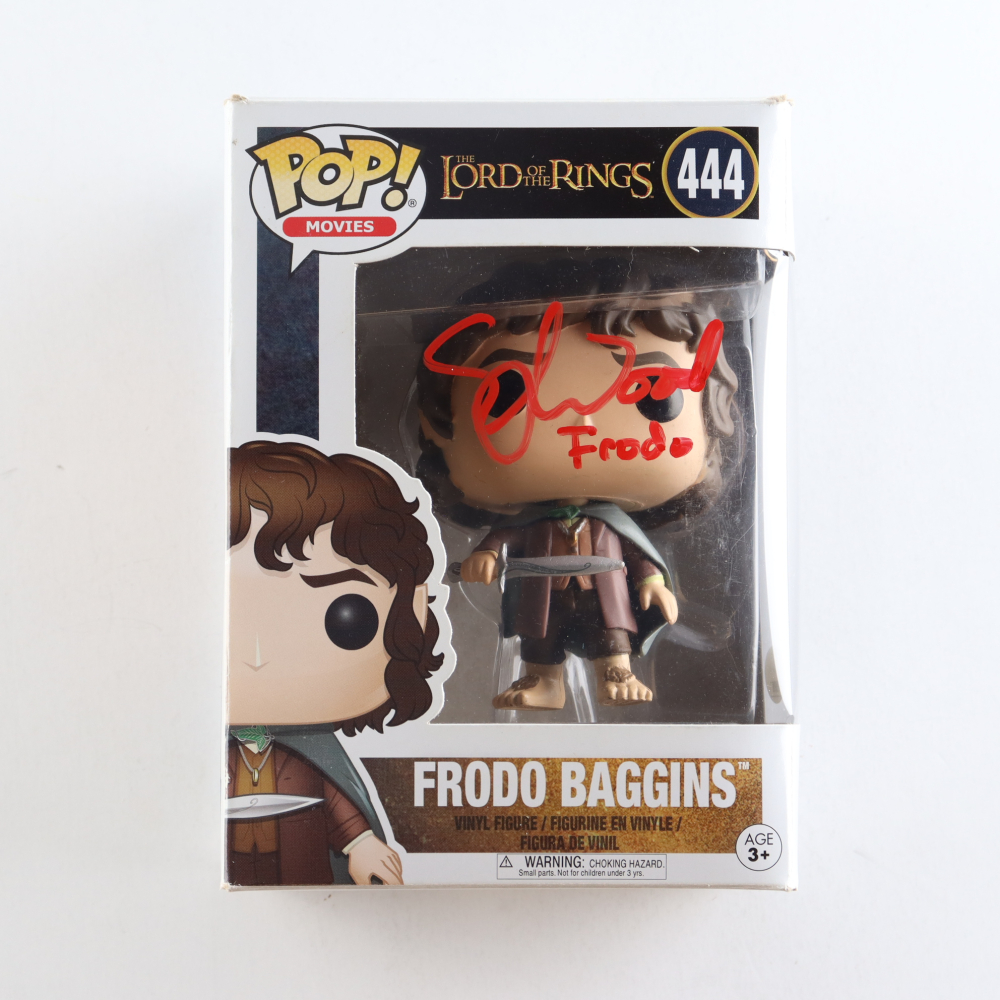 Elijah Wood Signed "The Lord of the Rings" #444 Frodo Baggins Funko Pop ...