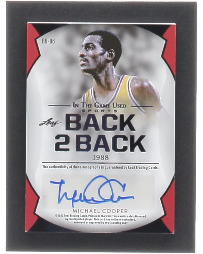 James Worthy / Michael Cooper 2022 Leaf ITG Used Sports Back 2 Back ...