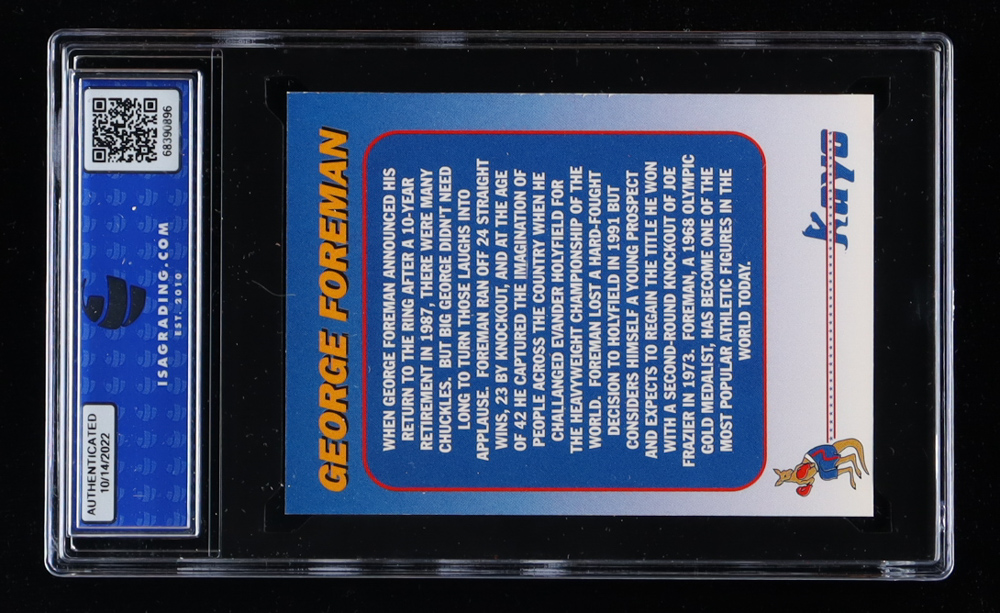 George Foreman 1991 Kayo Boxing Heavyweight Holograms (ISA 9 ...