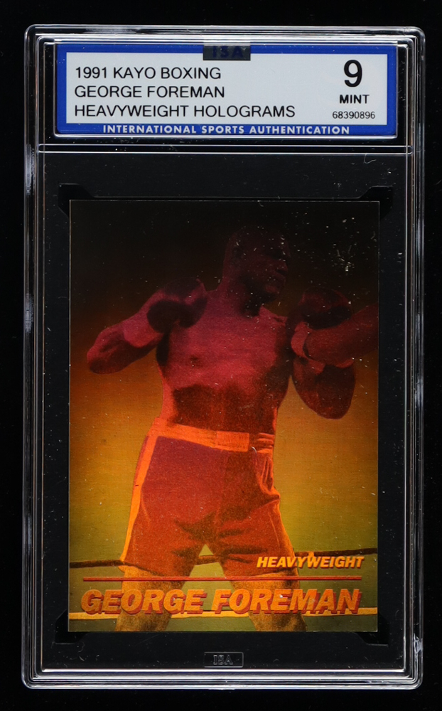 George Foreman 1991 Kayo Boxing Heavyweight Holograms (ISA 9 ...