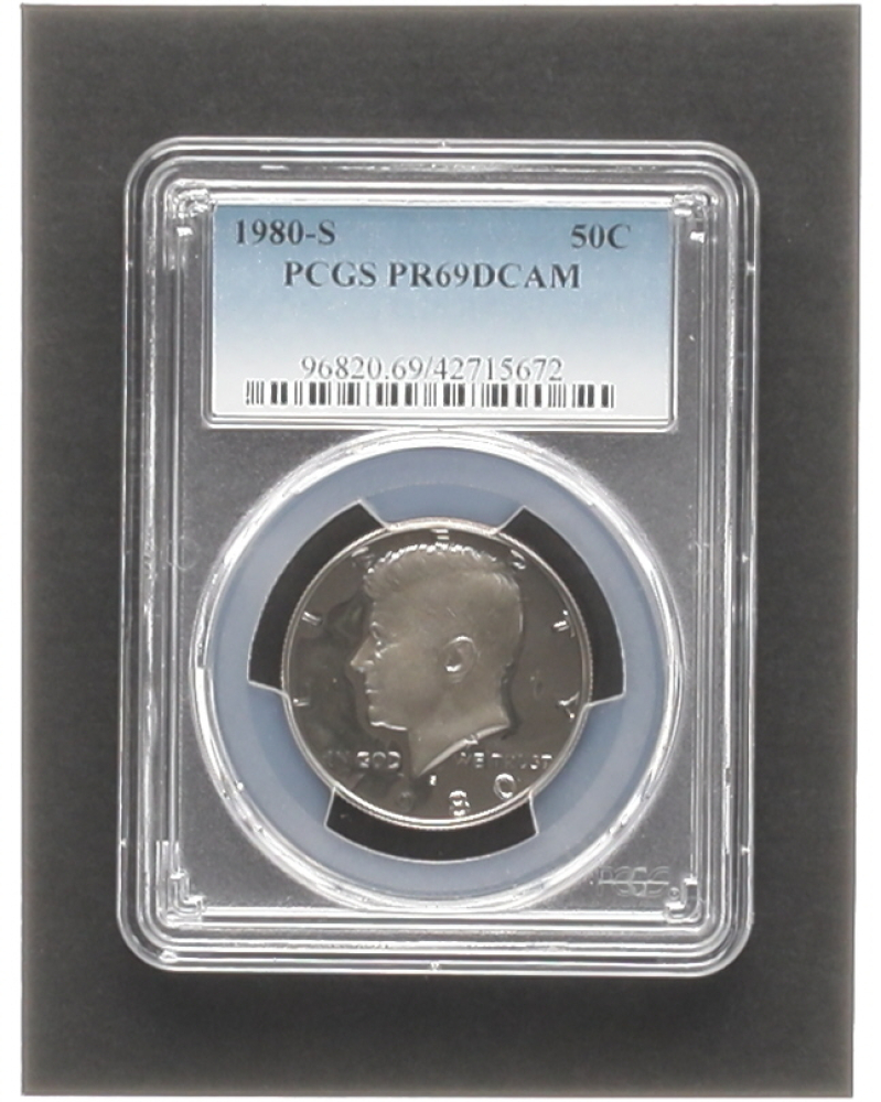 1980-S Kennedy Half Dollar Coin (PCGS PR69DCAM) | Pristine Auction