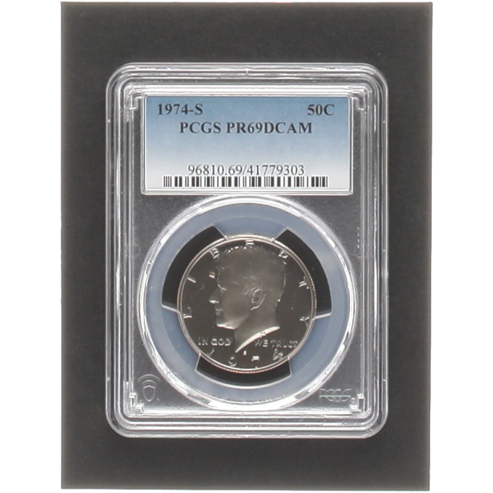 1974-S Kennedy Half Dollar Coin (PCGS PR69DCAM) | Pristine Auction