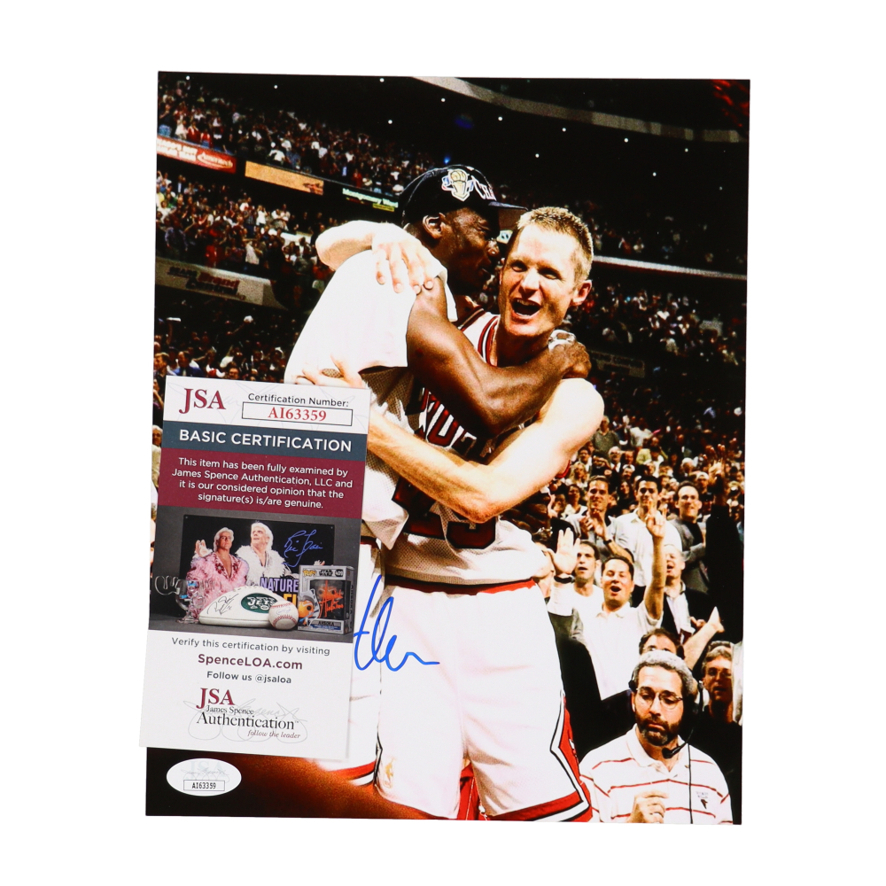 Steve Kerr Signed Bulls 8x10 Photo (JSA) | Pristine Auction
