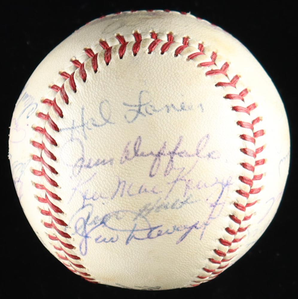 1964 Giants ONL Baseball Signed by (25) with Willie Mays, Duke Snider ...