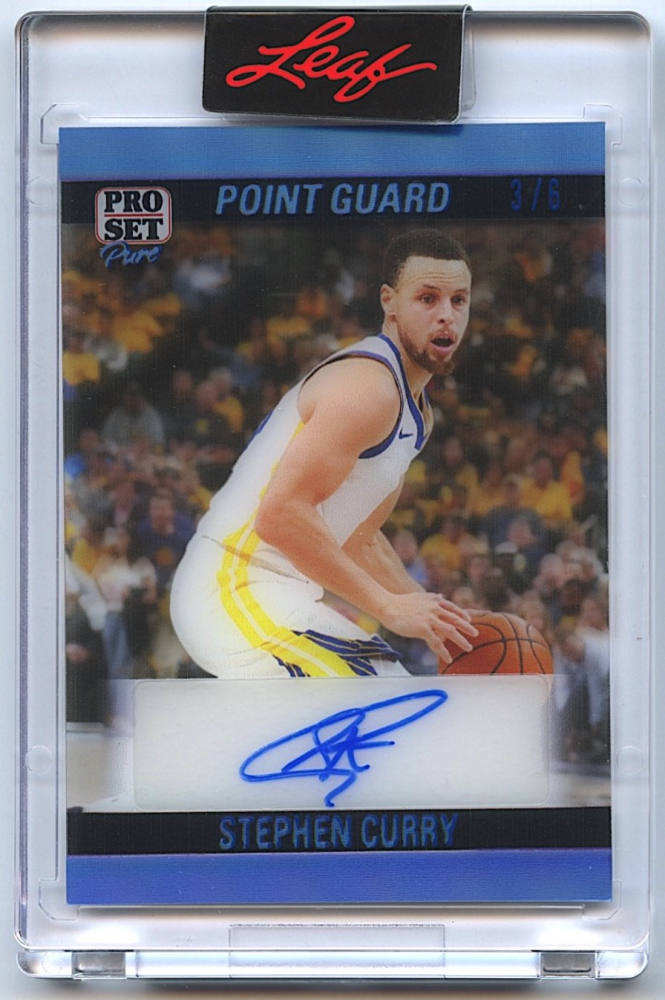 Stephen Curry 2023 Pro Set Pure 1990 Base Autograph #90-SC1 Platinum ...