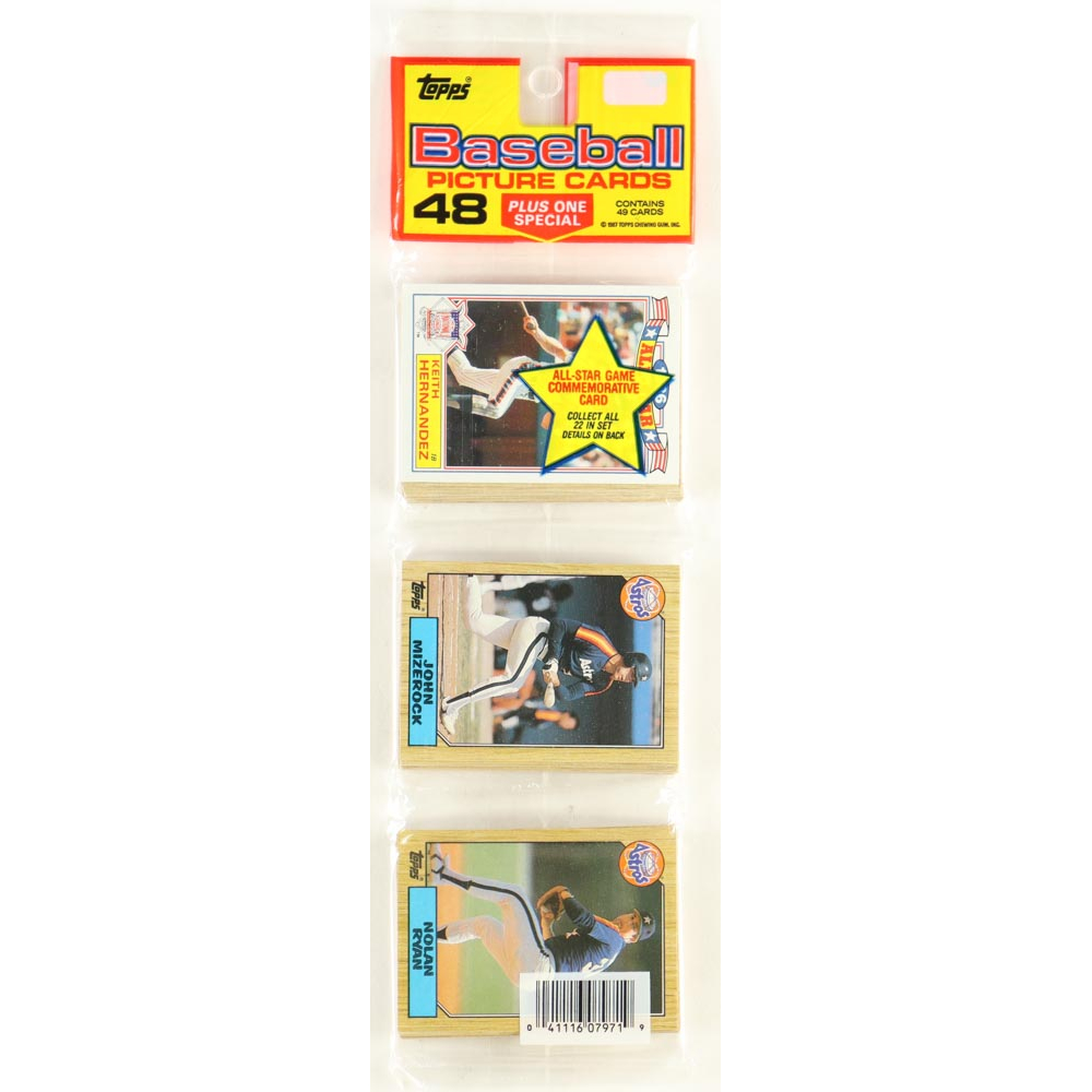 1987 Topps Baseball Picture Cards Rack Pack with (49) Cards | Pristine ...