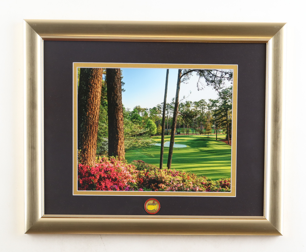Augusta National Custom Framed Photo Display with Tournament Pin ...