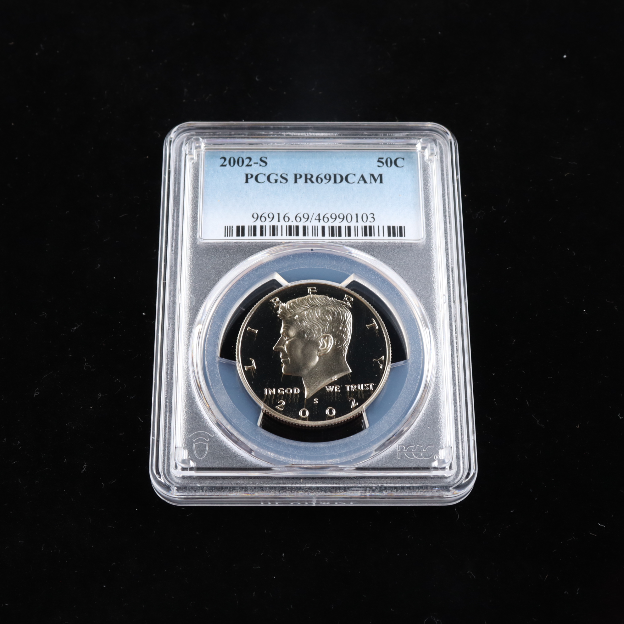 2002-S Kennedy Half Dollar Coin (PCGS PR69DCAM) | Pristine Auction