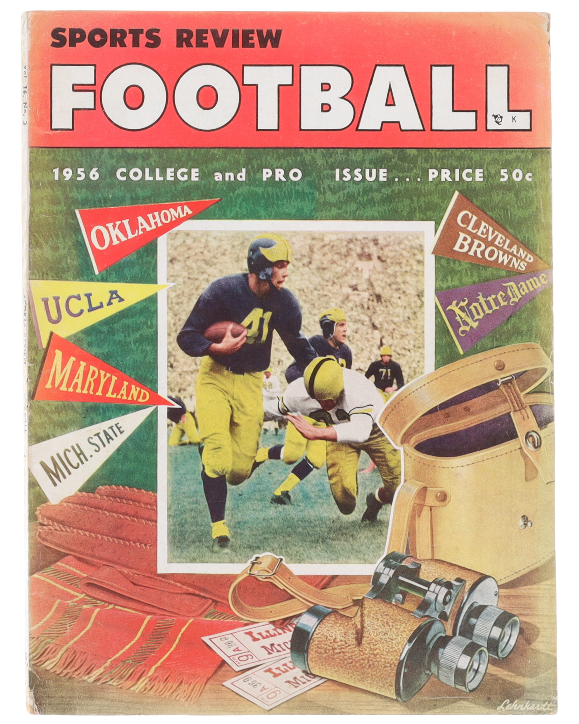 1956 "Sports Review Football" Magazine | Pristine Auction