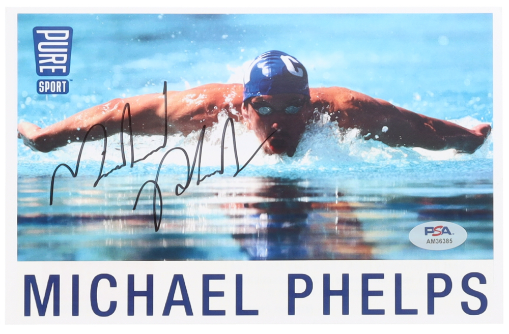 Michael Phelps Signed Team USA 6x9 Photo (PSA) | Pristine Auction