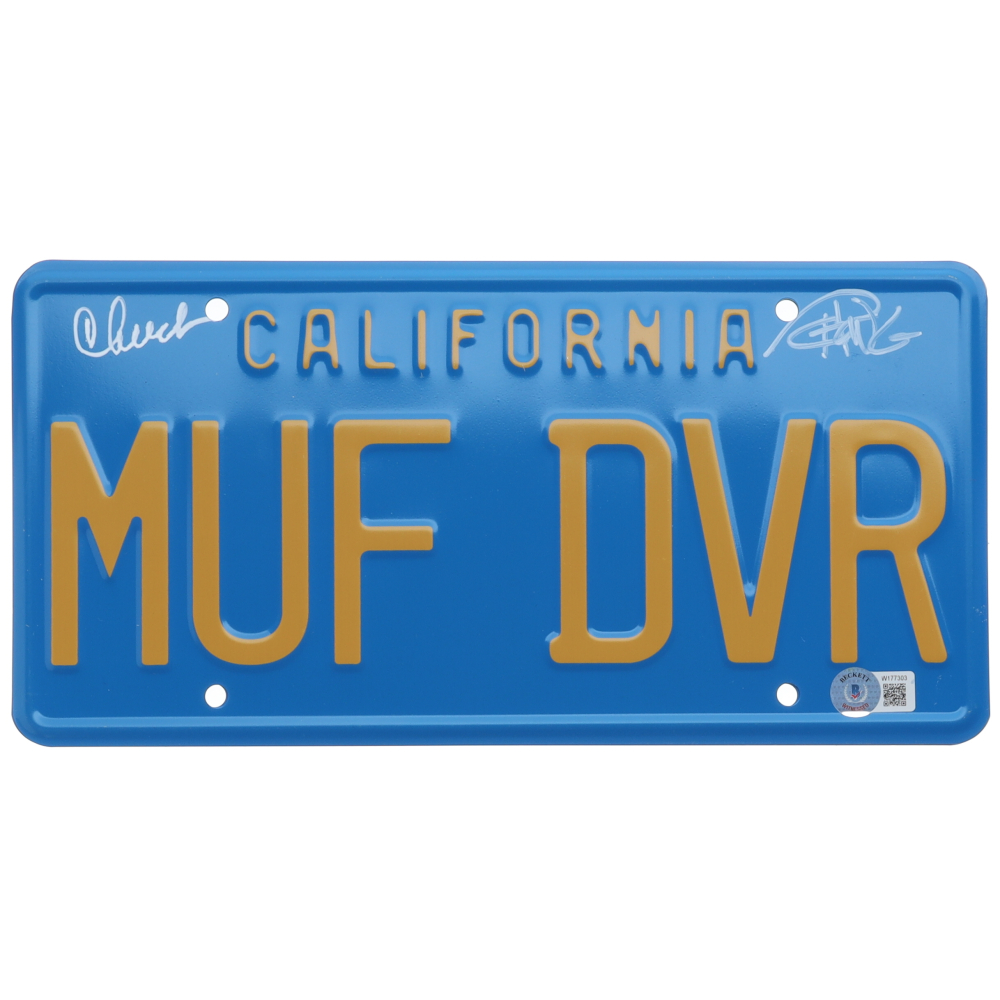Cheech Marin & Tommy Chong Signed "Up in Smoke" License Plate (Beckett ...
